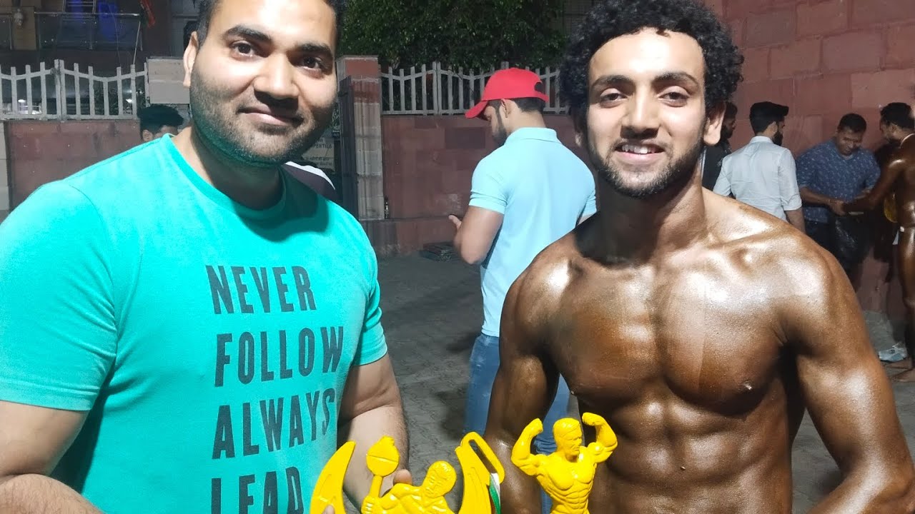 1st place on open Mr.India natural bodybuilding competition 💪💪.. - YouTube