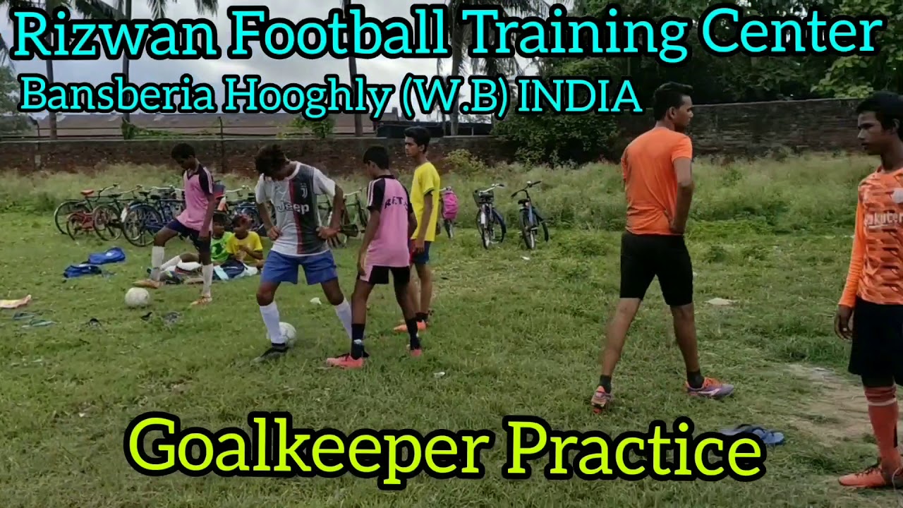 Goalkeeper Practice, Rizwan Football Training Center - YouTube