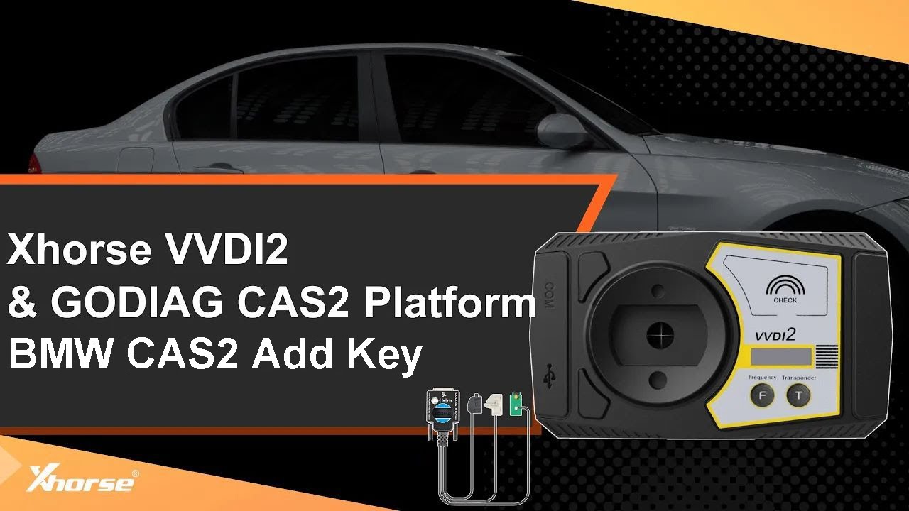 VVDI2 BMW CAS2 Add Key using GODIAG CAS2 Adapter - YouTube