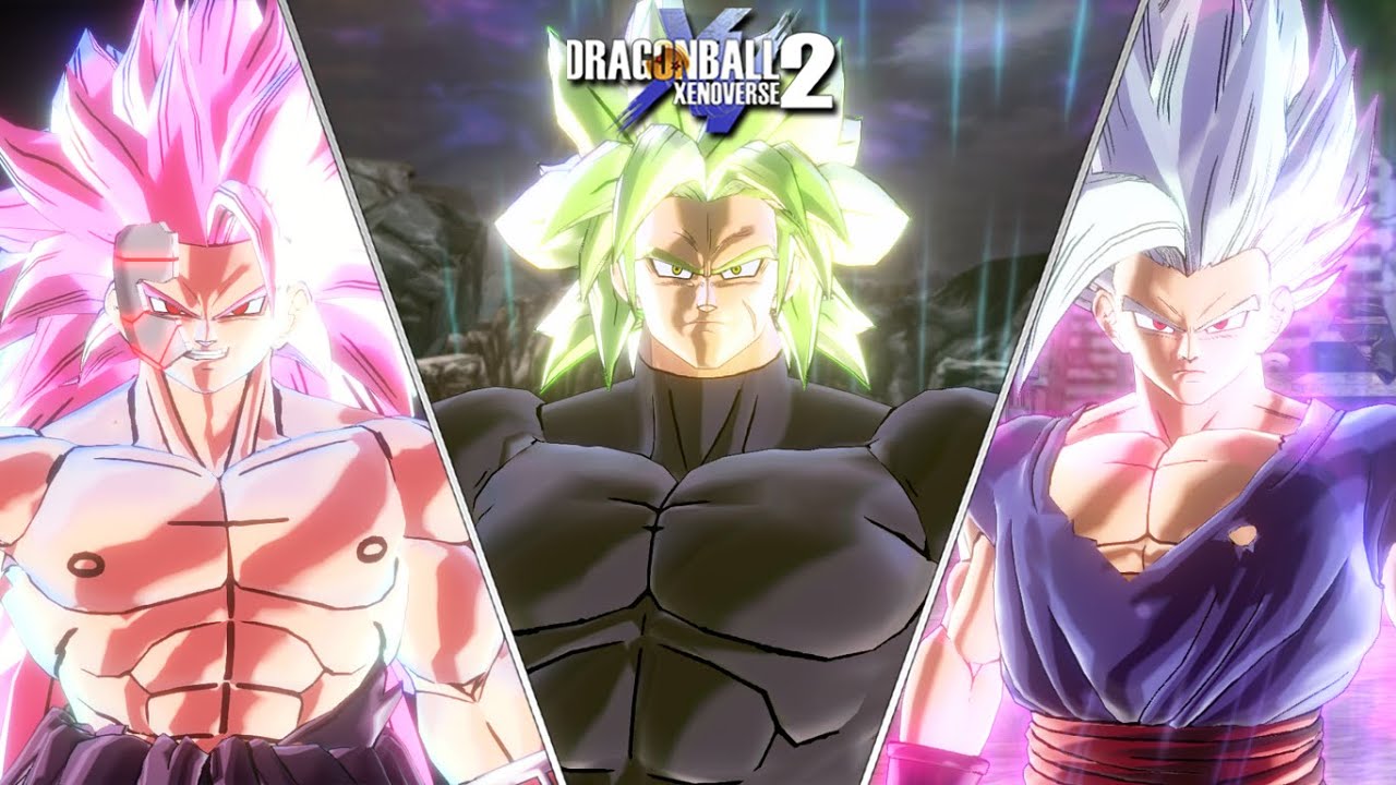 Crimson Masked Saiyan, Broly & NEW Beast Gohan in Dragon Ball Xenoverse ...