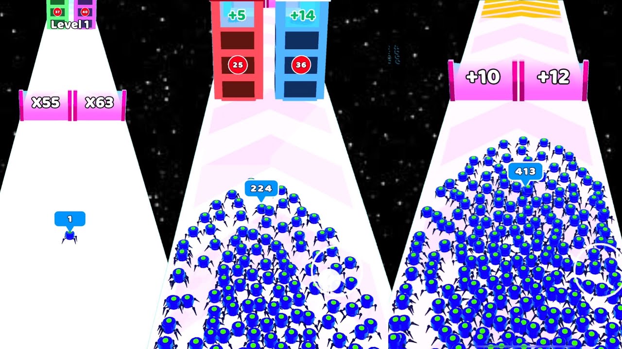 Invasion Run 3D - Math Game, All Levels Gameplay Android iOS Lvl 1-9 ...