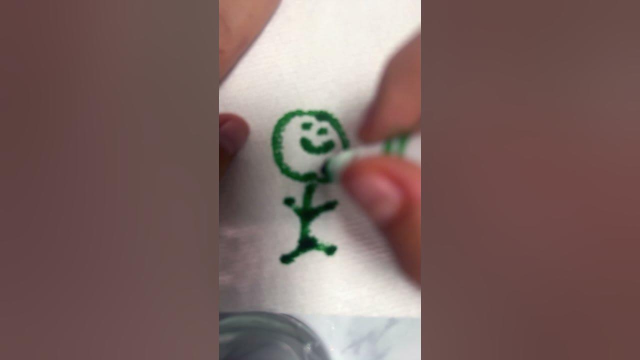 How to draw a stick man - YouTube