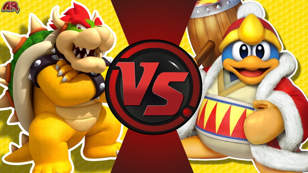 BOWSER vs KING DEDEDE! (Mario vs Kirby) Cartoon Fight Club Episode 176 ...