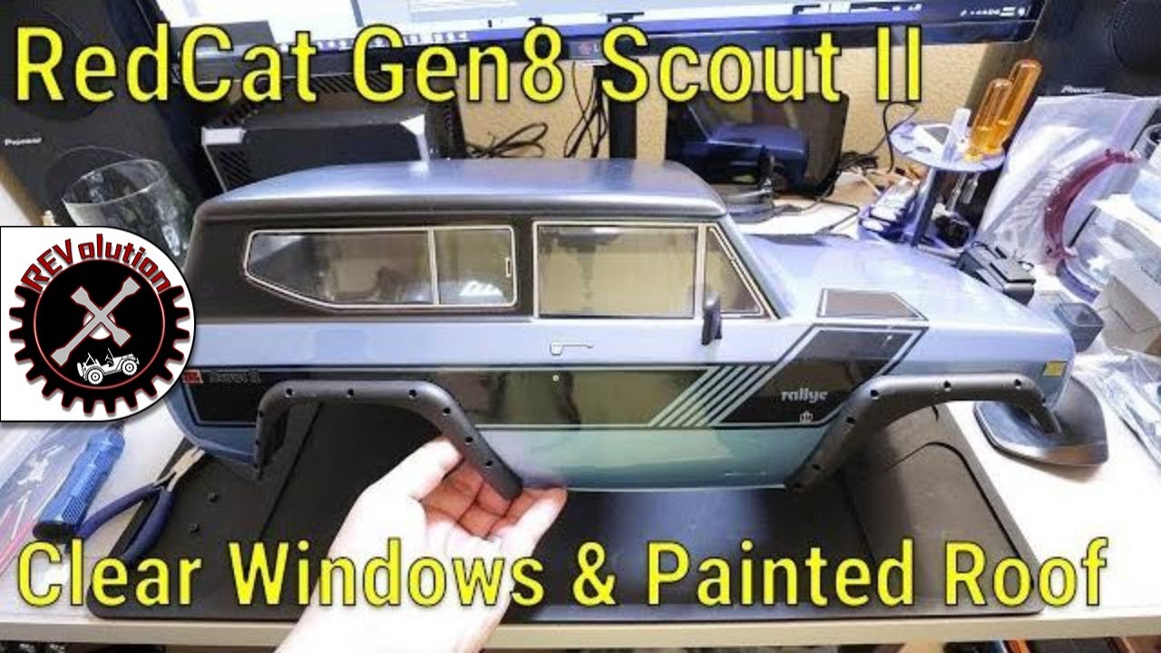 Redcat Gen8 Scout II - Clear Windows and Painted Roof - YouTube