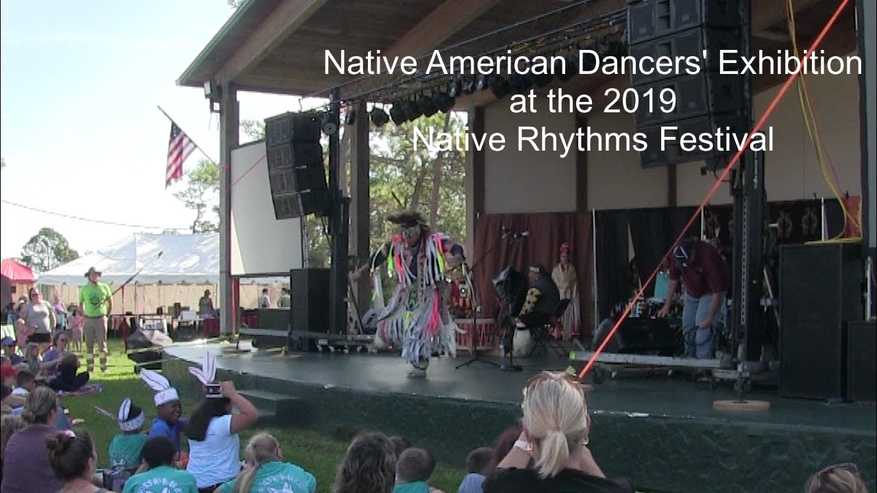 Native American Dancers' Exhibition at the 2019 Native Rhythms Festival ...