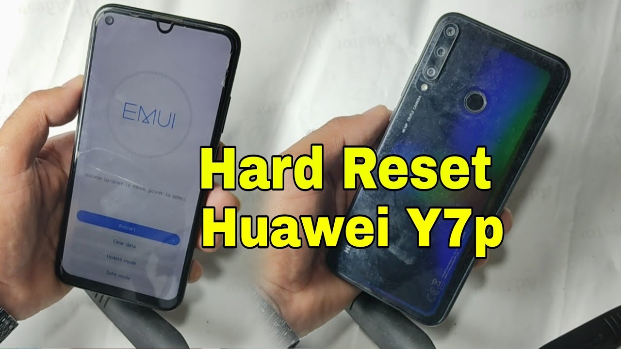 Hard Reset Huawei Y7p. 🔓👈 - YouTube
