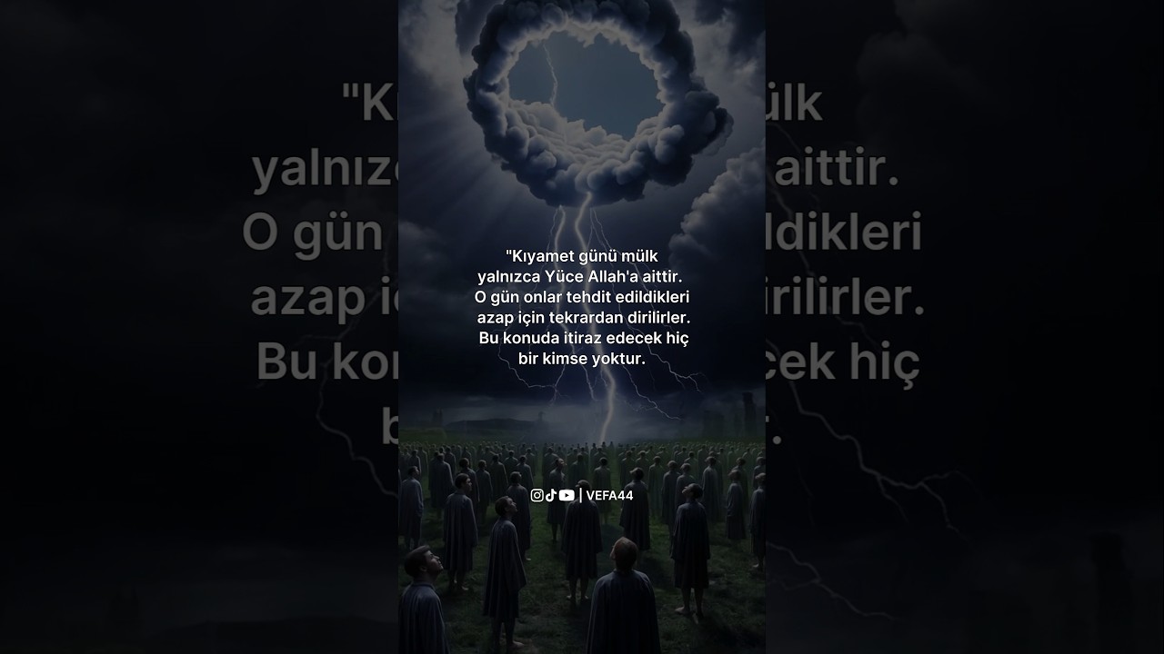 KIYAMET günü neler olacak? - Hac Suresi (22), 56. Ayet | VeFa44 - YouTube