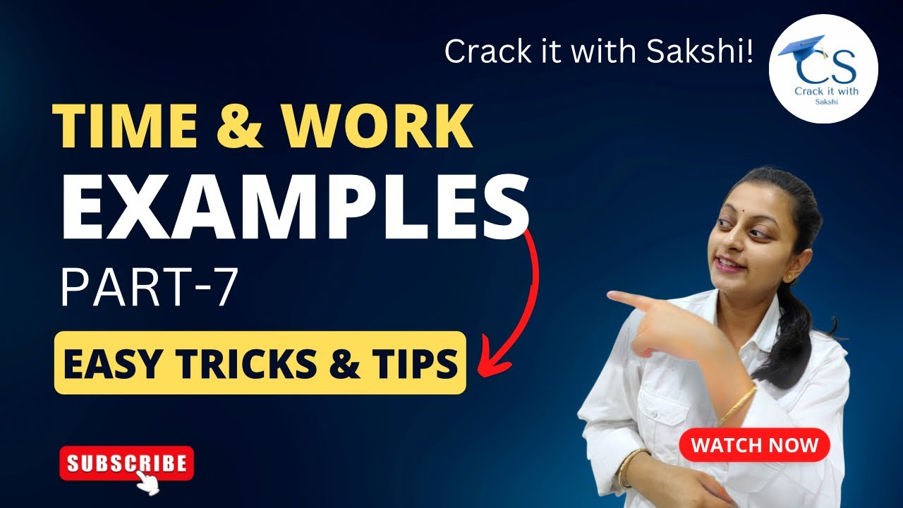 Time & Work Made Simple: Solve Examples with Ease!🚀#competitiveexams # ...