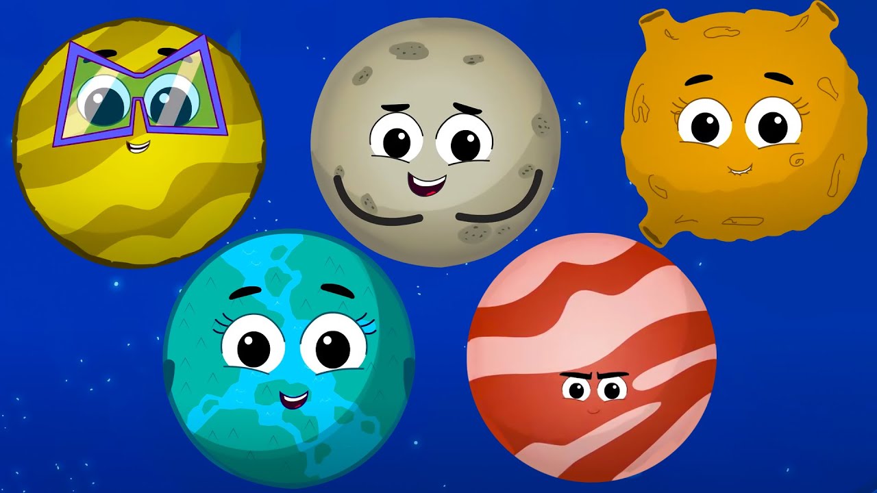 Planets Song, Learn Solar System + More Cartoon Videos for Babies - YouTube