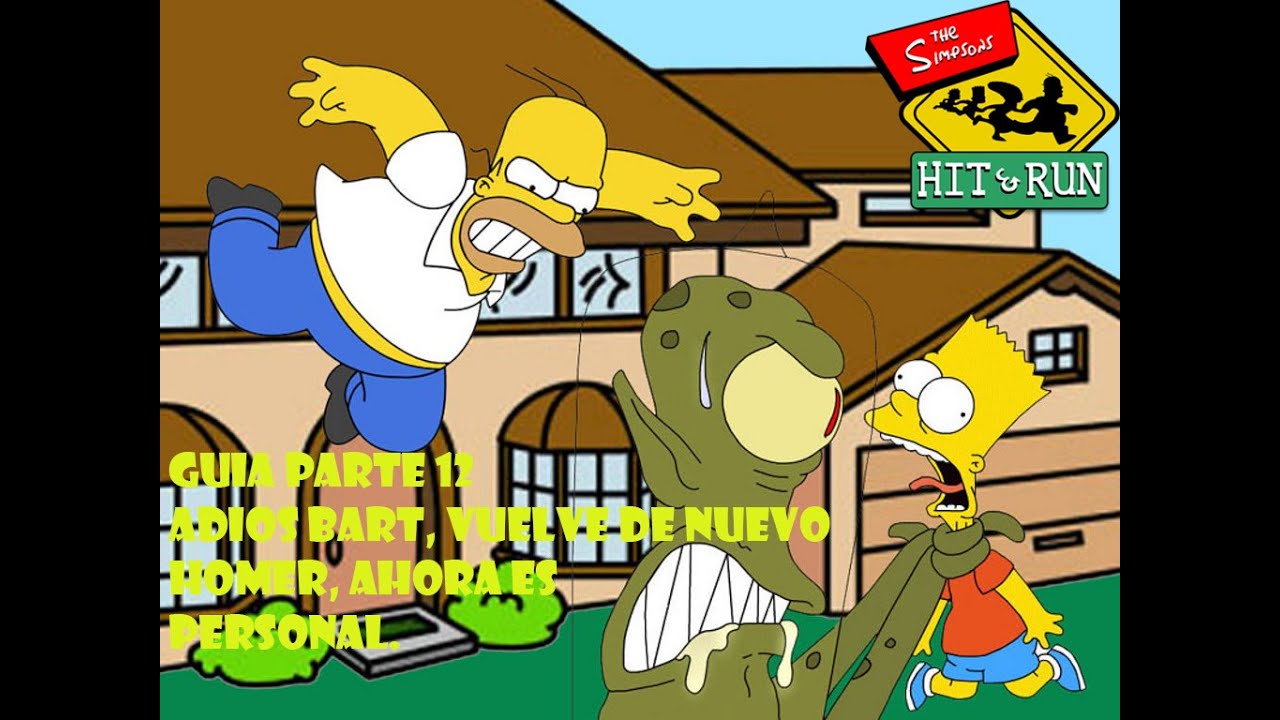 The Simpsons Hit y Run- Guia parte 12 Adios Bart y vuelve Homer ahora ...