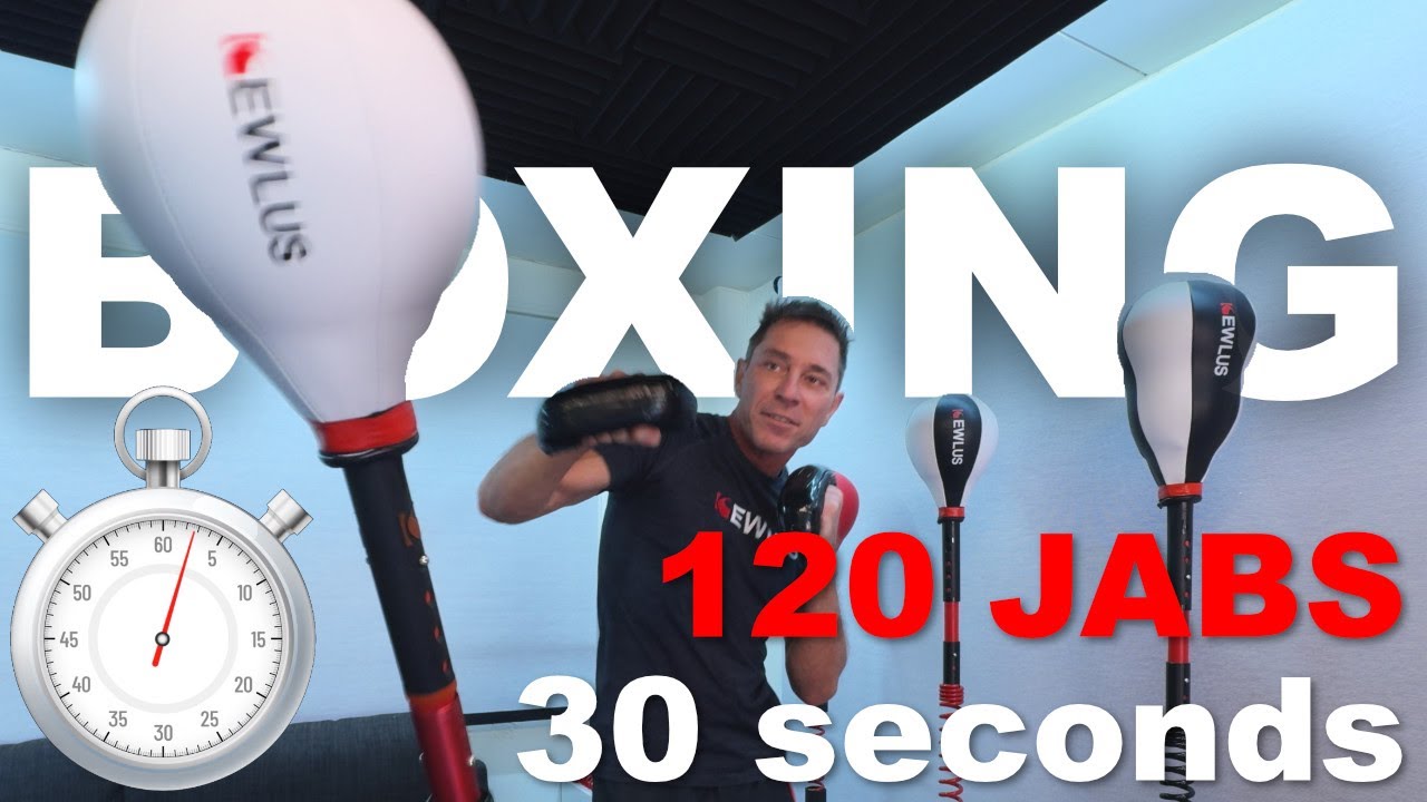 Boxing Challenge: 120 Jabs in 30 Seconds (4 Jabs/Second) with 2.2lb DIY ...