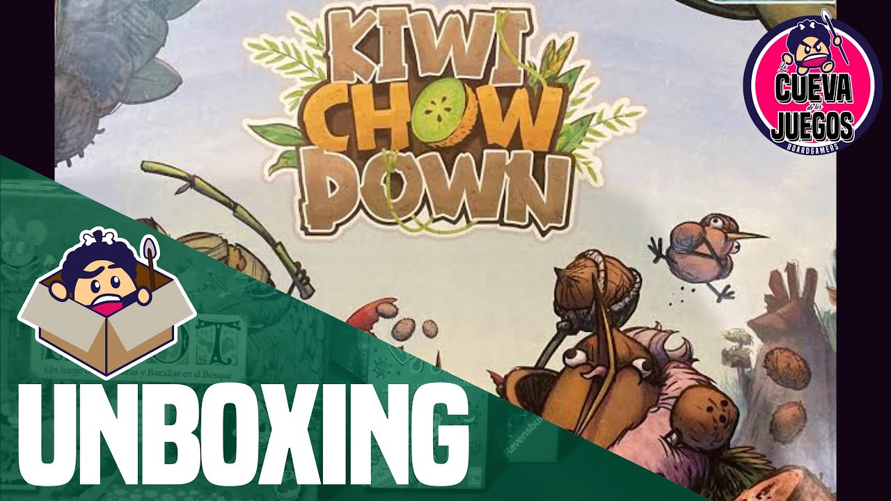 📦 ️🎲♟️ Unboxing Kiwi Chow Down - La Cueva de los Juegos - YouTube