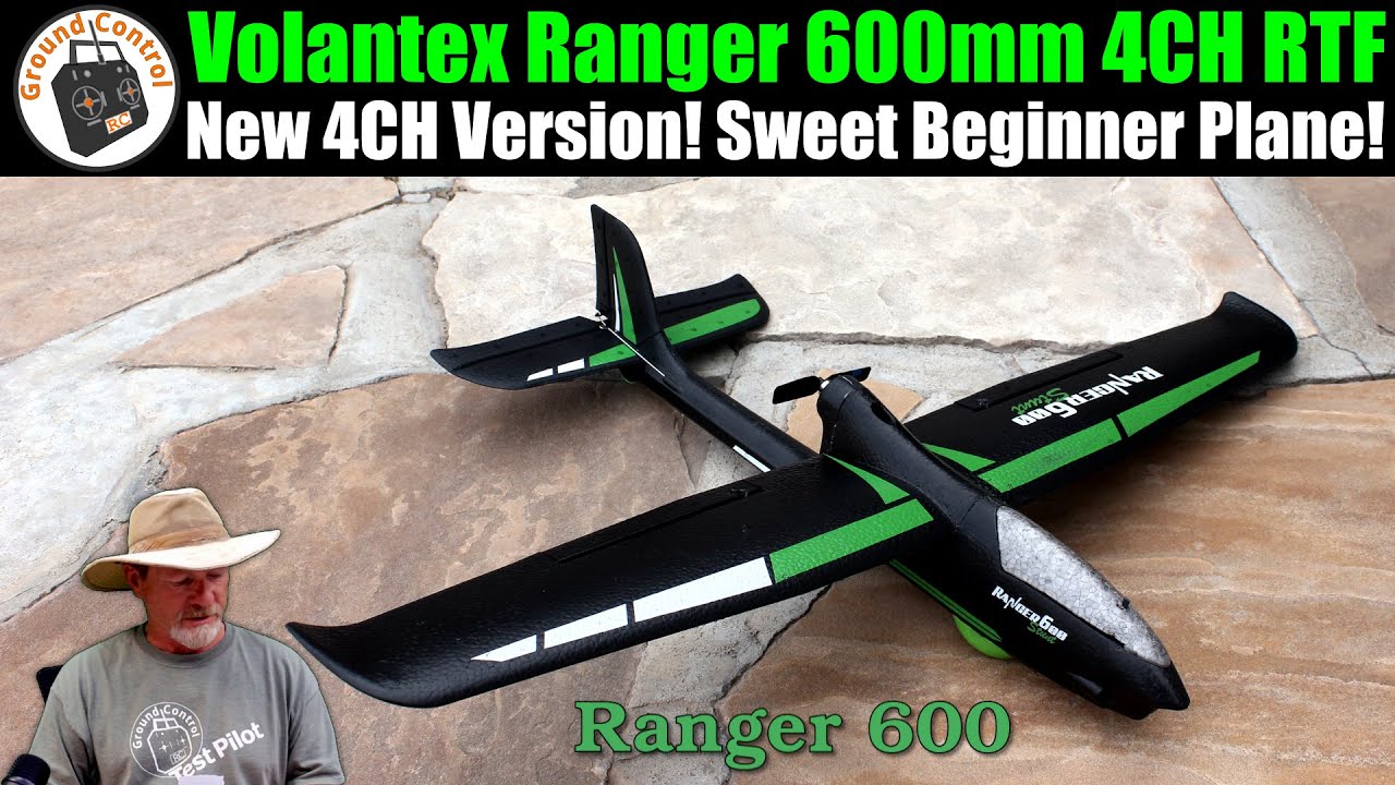 What a Sweet Beginner Plane! VolantexRC Ranger 600mm Wingspan 4CH Gyro ...