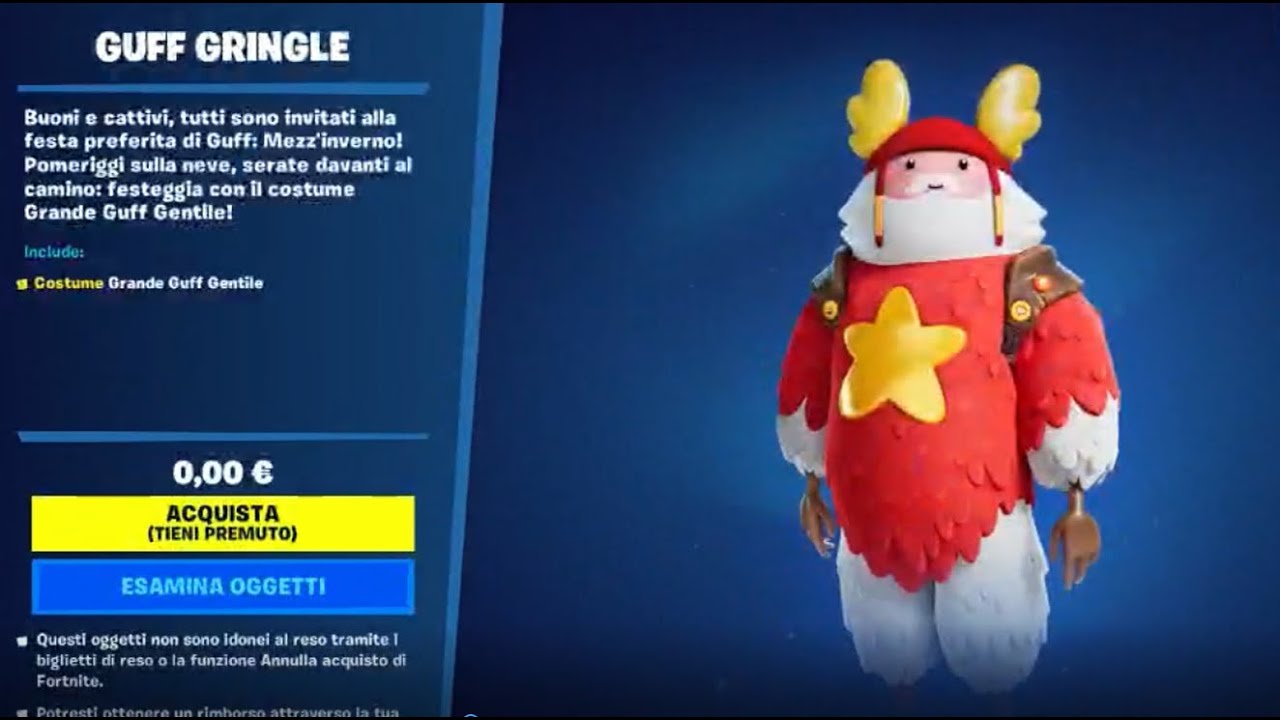 COME OTTENERE GRATIS GUFF GRINGLE! FORTNITE CAPITOLO 4 - YouTube