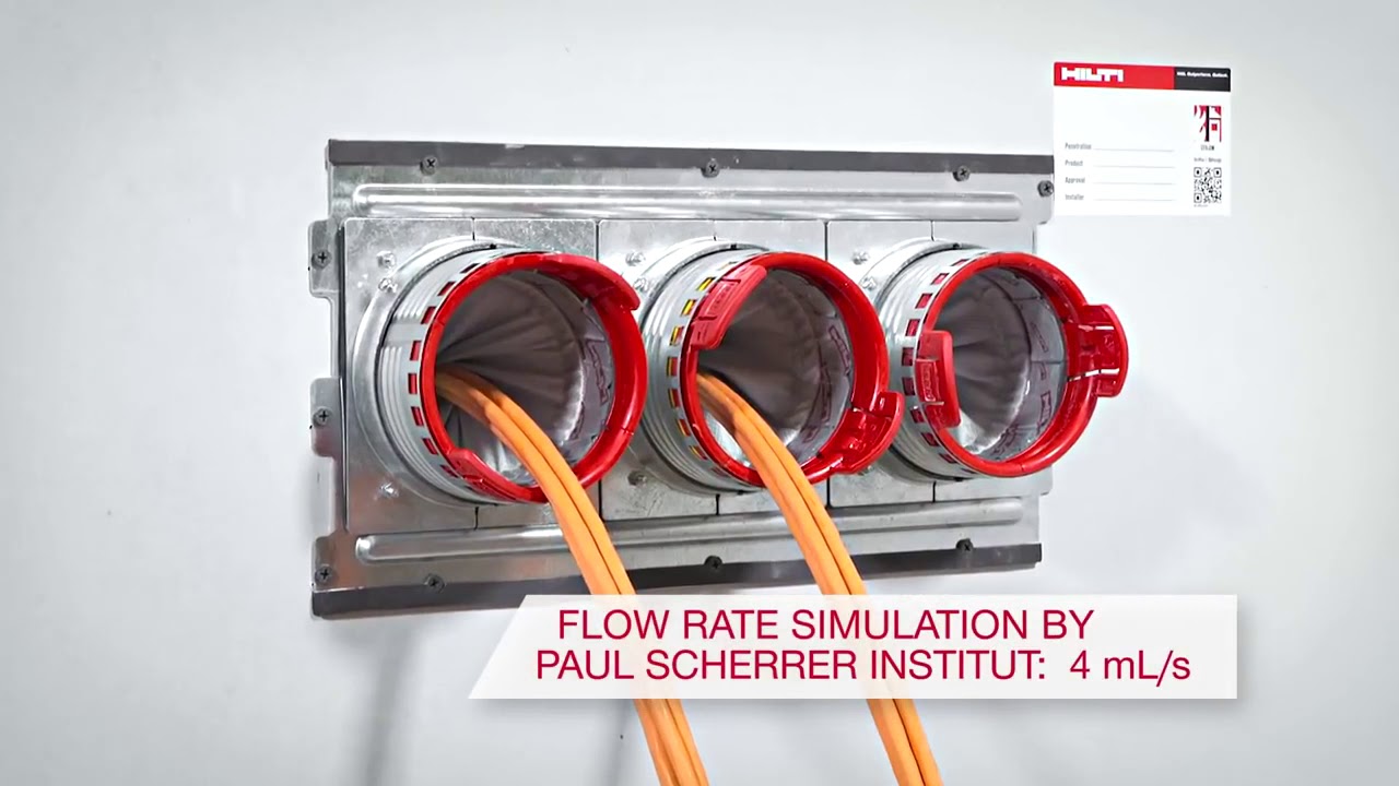 REVIEW: Hilti's fire stop and fire protection in a data center - YouTube