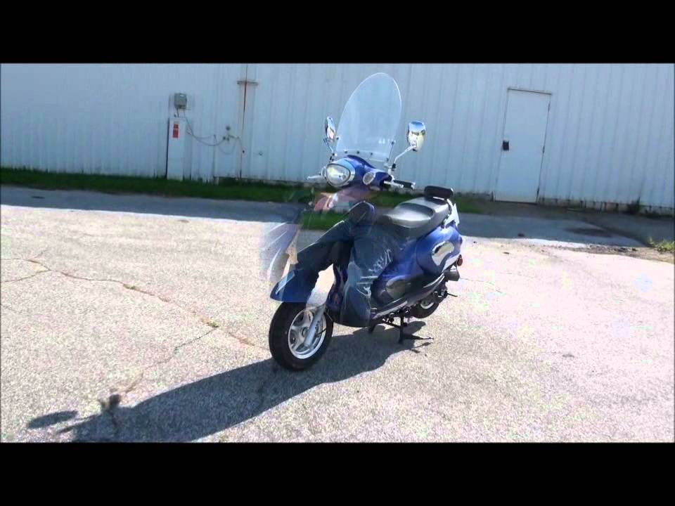 Roketa 50 cc Scooter. Online Auction AuctioneersNow.com - YouTube