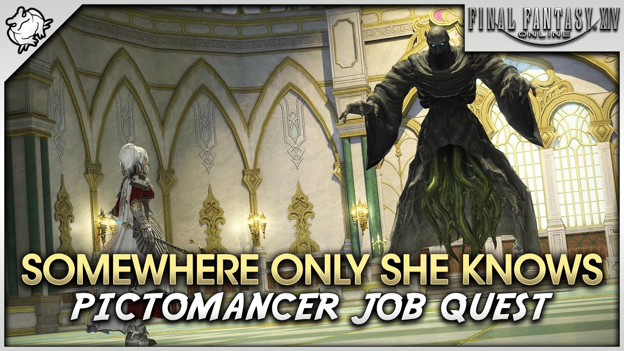 FFXIV - Pictomancer Somewhere Only She Knows Level 90 Job Quest - YouTube