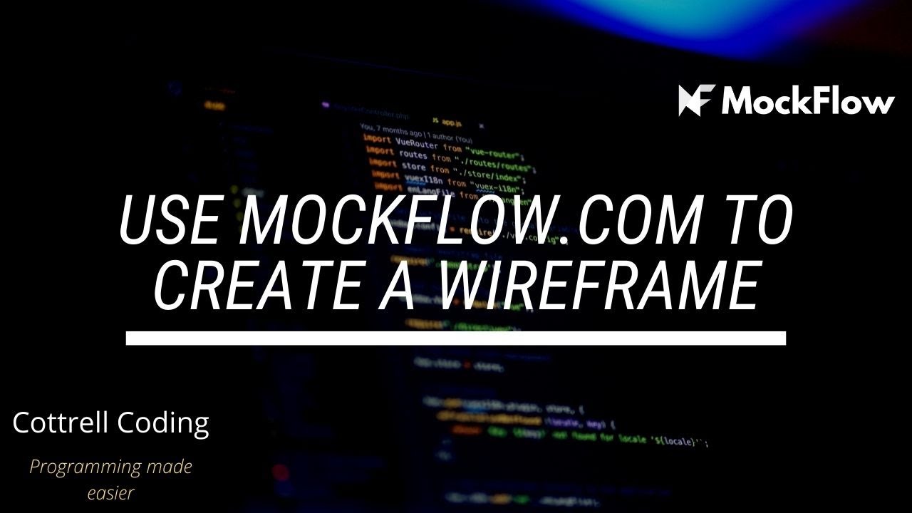 Use Mockflow.com to create a wireframe - YouTube