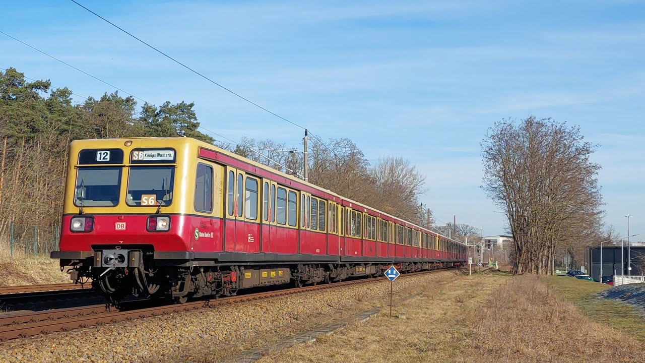 S-Bahn-Berlin: Kurzzeitige Rückkehr der BR485 auf der S46 (S6) - YouTube