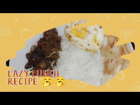 lazy lunch recipe 🥱🥱 - YouTube