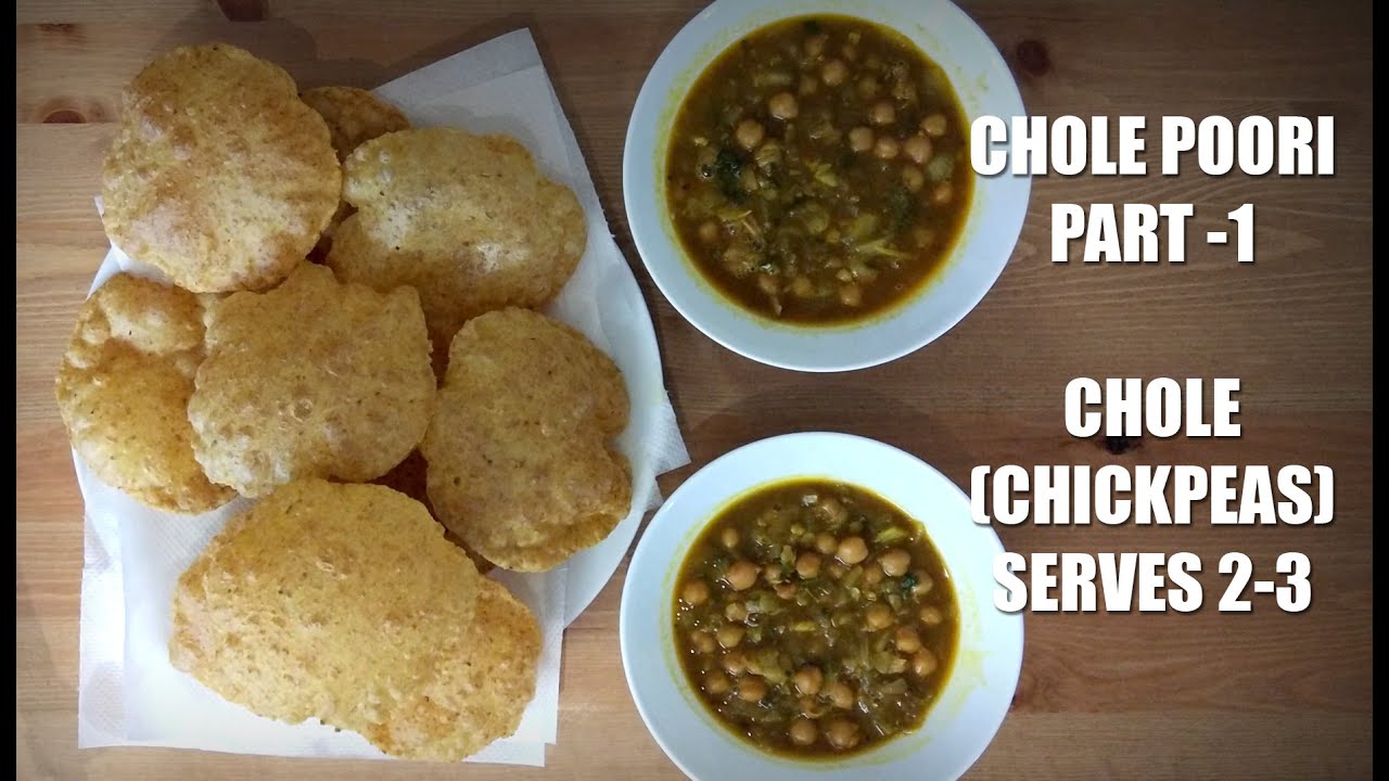 CHOLE POORI RECIPE PART -1 MAKING CHOLE - YouTube