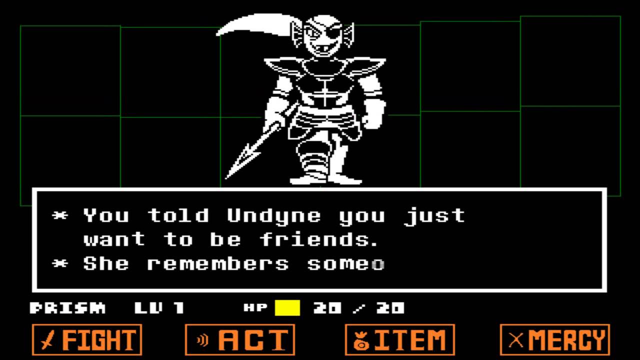 Undertale (Pacifist) - Undyne Boss Fight - YouTube
