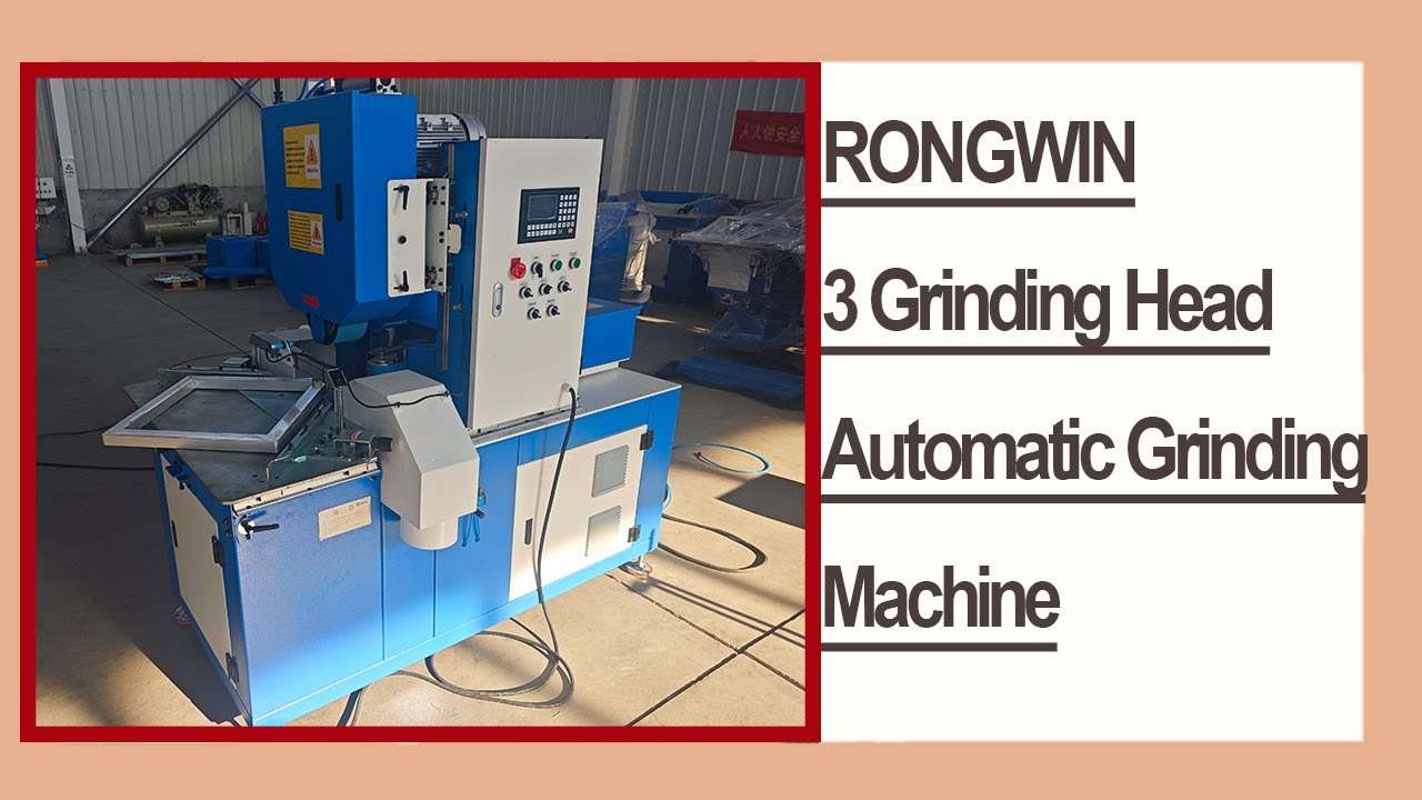 RONGWIN hot-selling three grinding head automatic grinding machine ...