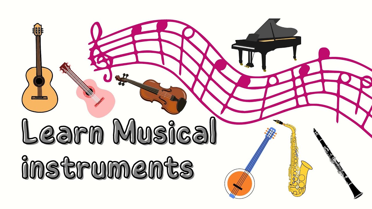 Learn musical instruments | Learn English | Learn vocabulary - YouTube