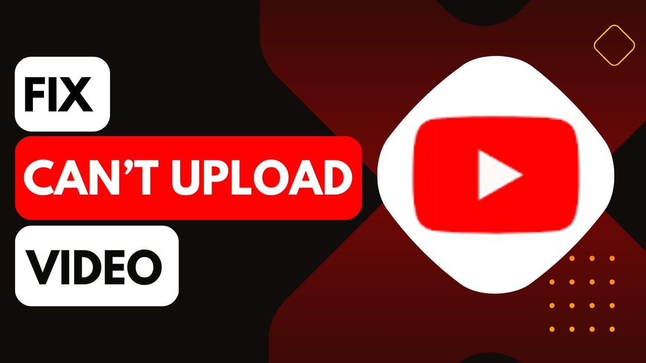 What To Do When You Can't Upload Videos On Youtube ! - YouTube