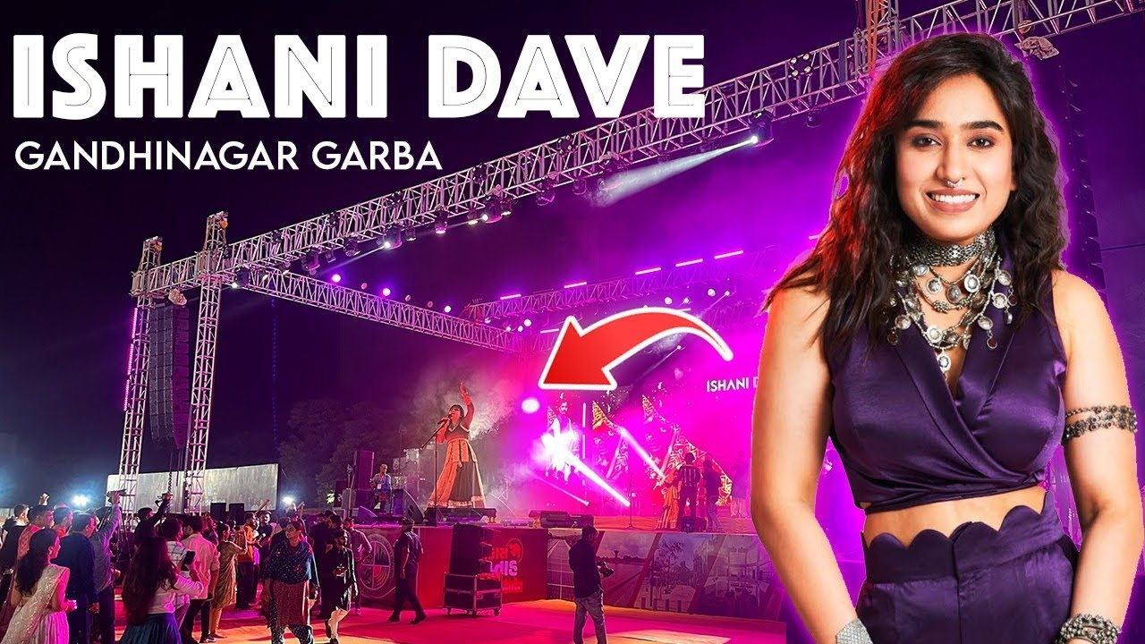 Ishani Dave live concert gandhinagar 2024 | Live performance | Ishani ...