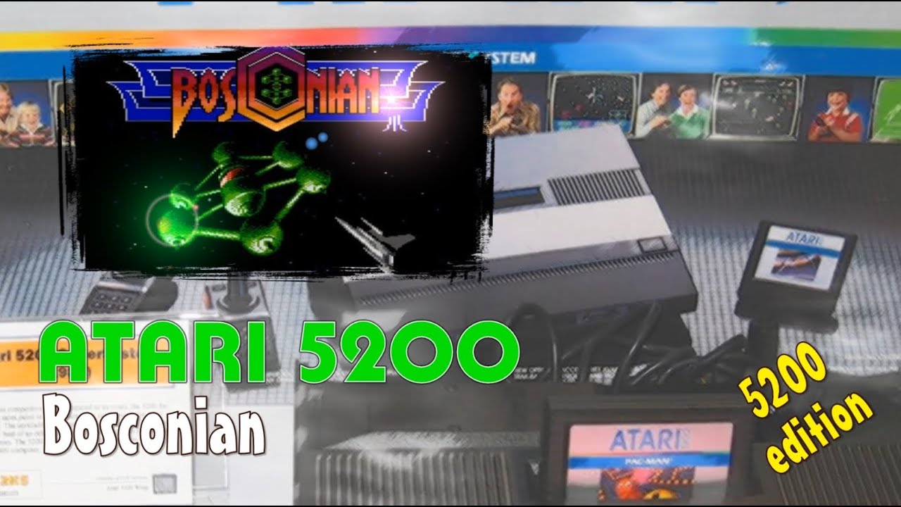 Atari 5200 -=Bosconian ultimate=- - YouTube