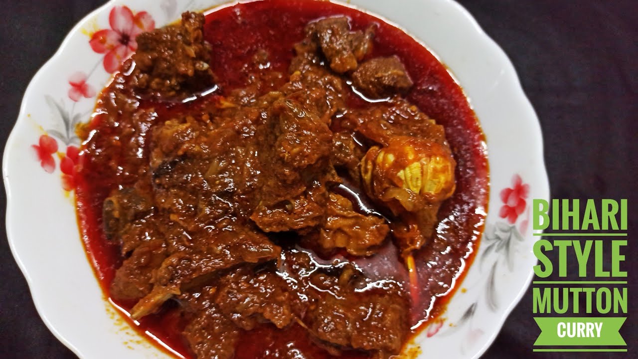 Bihari Style Mutton Curry Recipe l Mutton Curry l Pressure Cooker ...