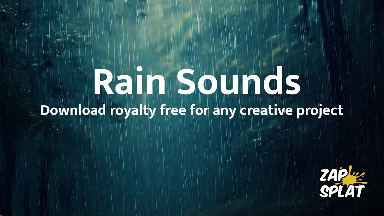 Rain Sounds - Free To Download for Any Creative Project - YouTube