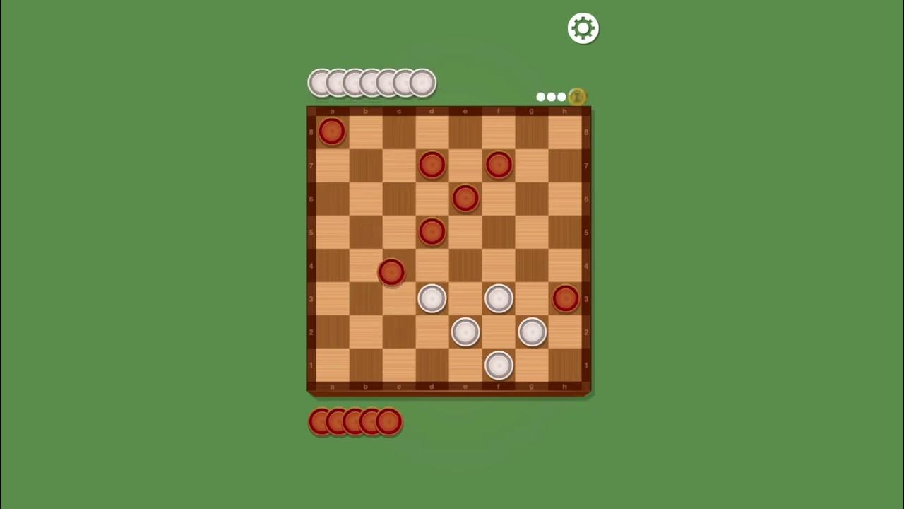Free online Checkers game in your browser - YouTube