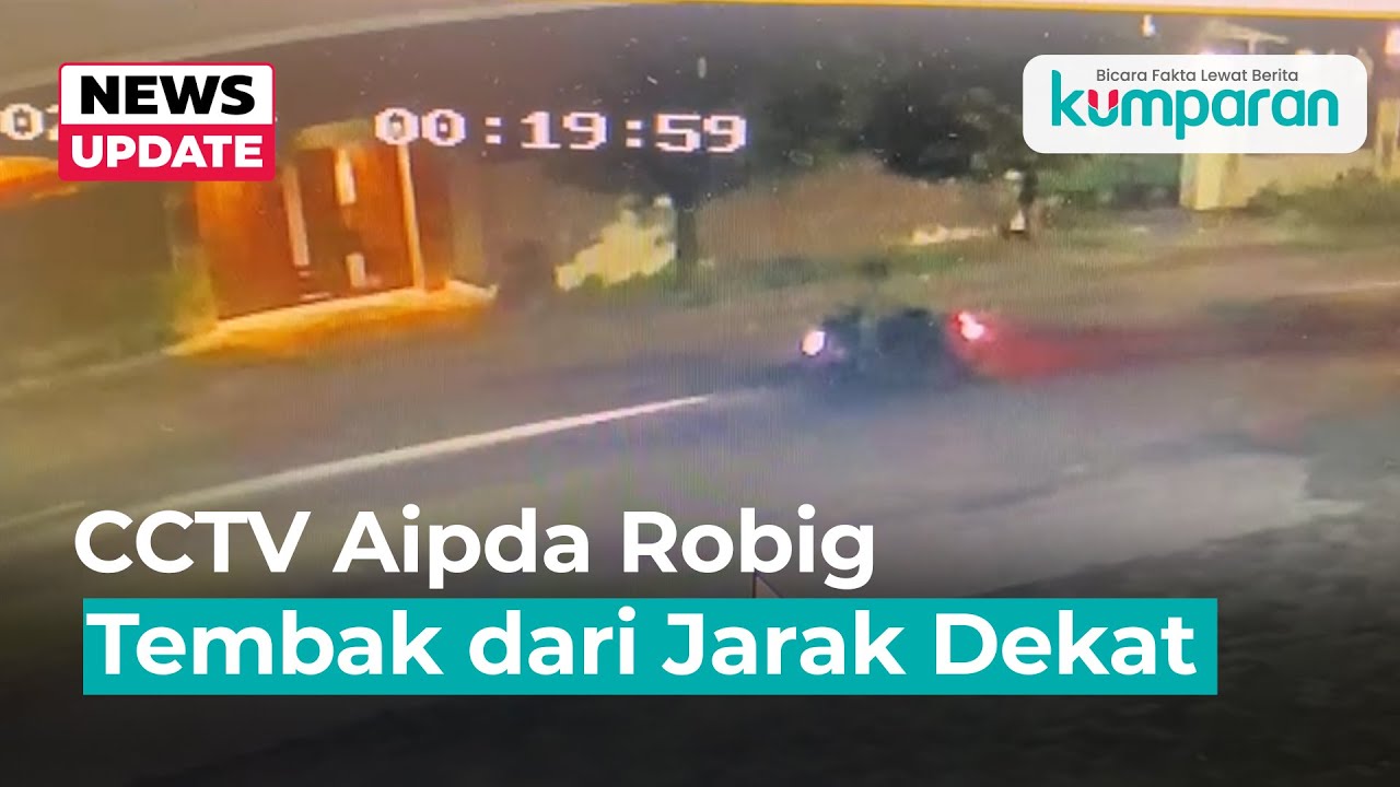 CCTV Aipda Robig Tembak Rombongan Pelajar SMK dari Jarak Dekat - YouTube