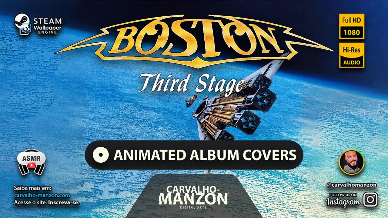 🎧 Boston - Amanda #AnimatedAlbumCover - YouTube