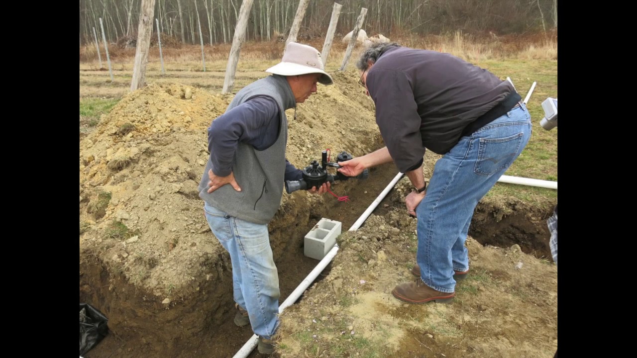 Irrigation System Construction - YouTube