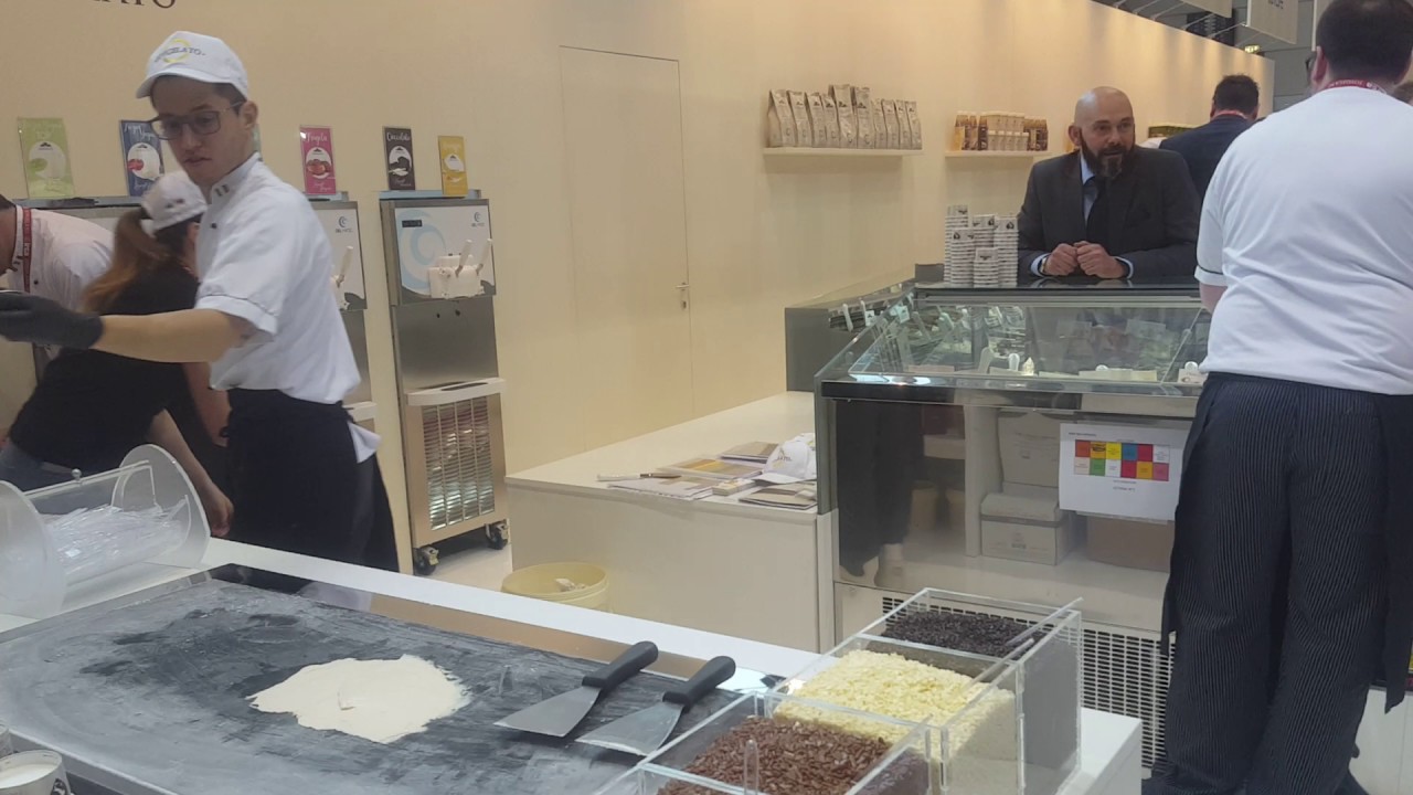 IRCA JOY GELATO DEMO at Sigep 2017 - YouTube