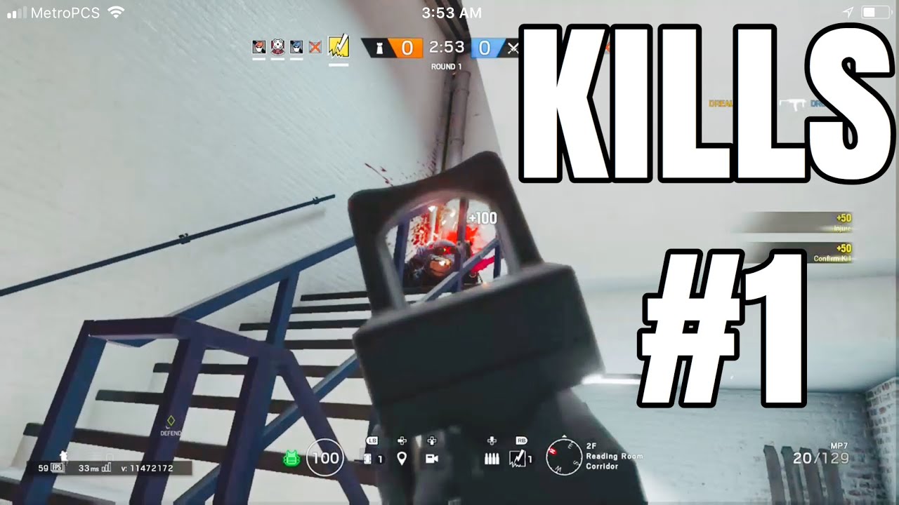 RAINBOW SIX SIEGE KILL COMPILATION !!! - YouTube