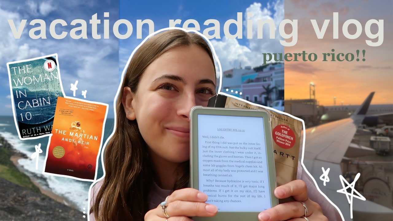 vacation reading vlog | what i read on vacation ️🌴 - YouTube