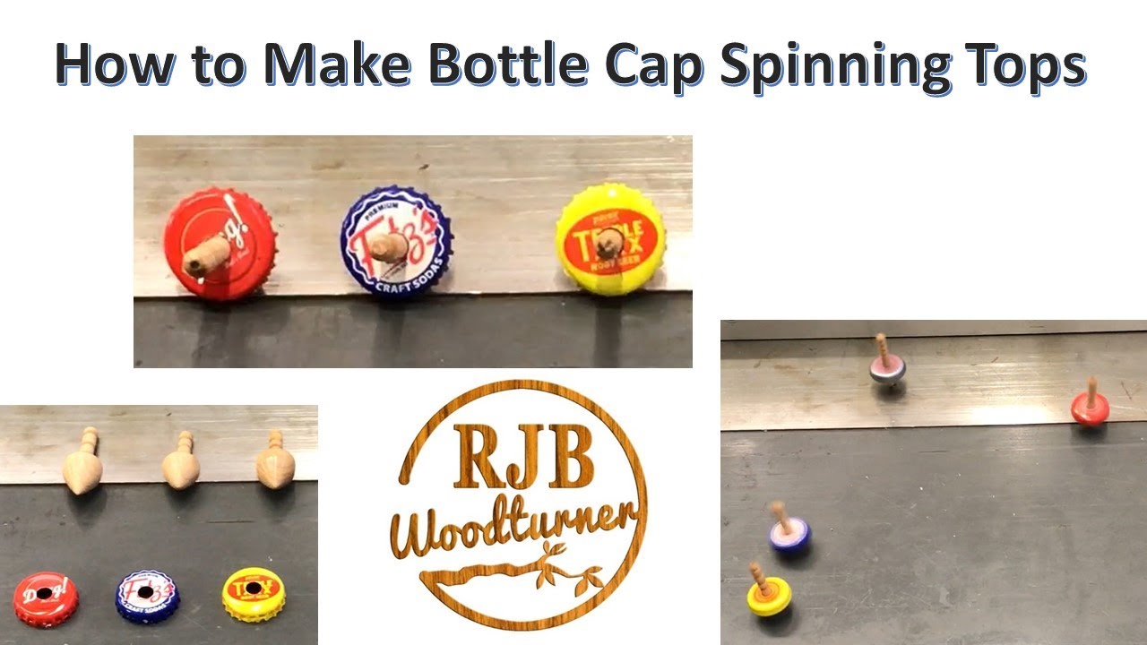 How to Make Turn Tops with Bottle Caps - YouTube