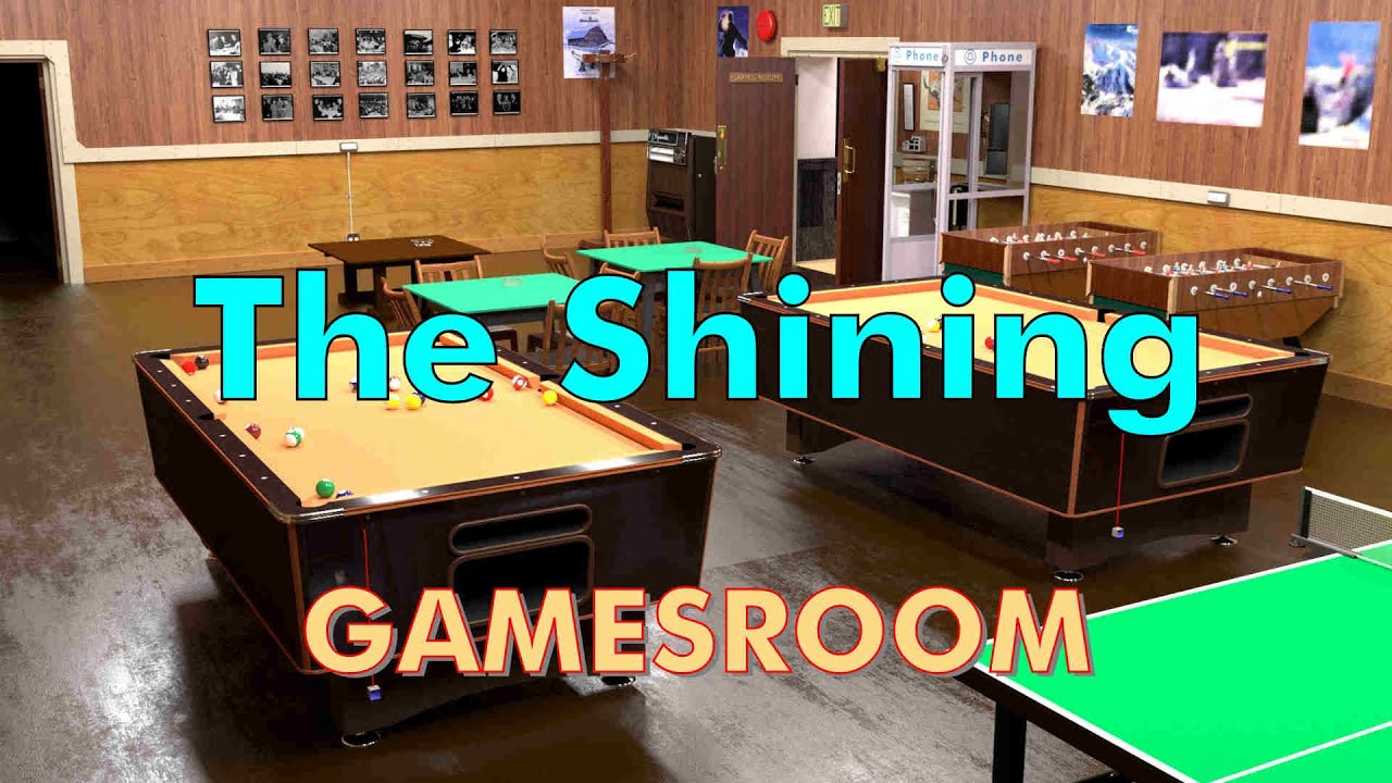 The Shining - Games Room - PANORAMIC - YouTube