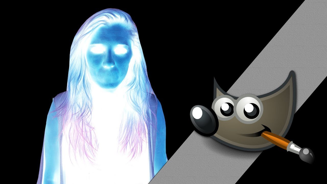 Jak zrobić straszną twarz? Gimp poradnik - YouTube