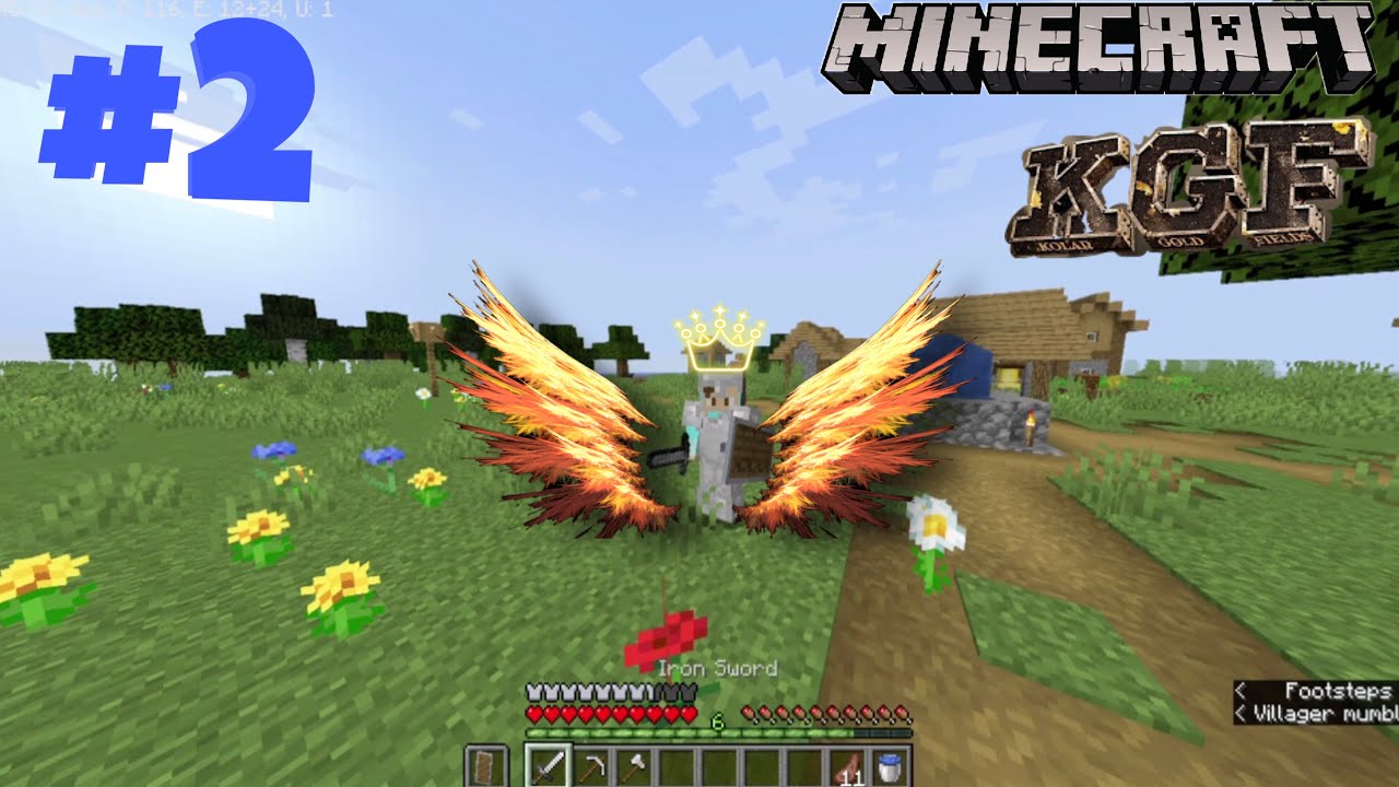 I became more powerful in my KGF | Minecraft survival - YouTube