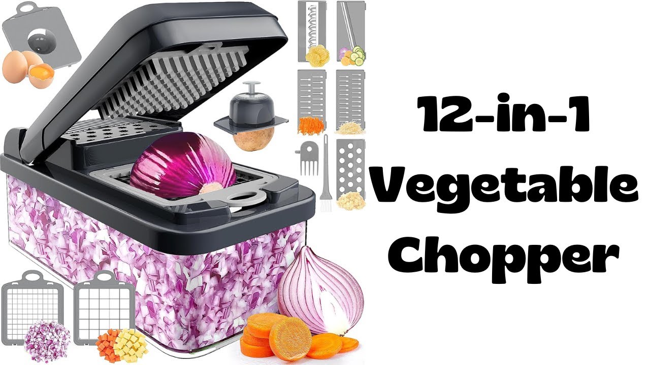 12-in-1 Vegetable Chopper Review | The Ultimate Kitchen Gadget for ...
