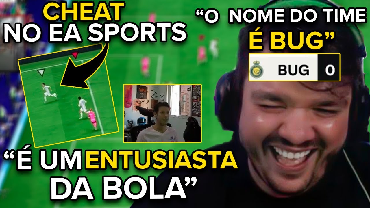 GAULES RINDO MUITO DO CLIPE DO VELHO VAMP X CHEATER NO EA SPORTS FC 24 ...