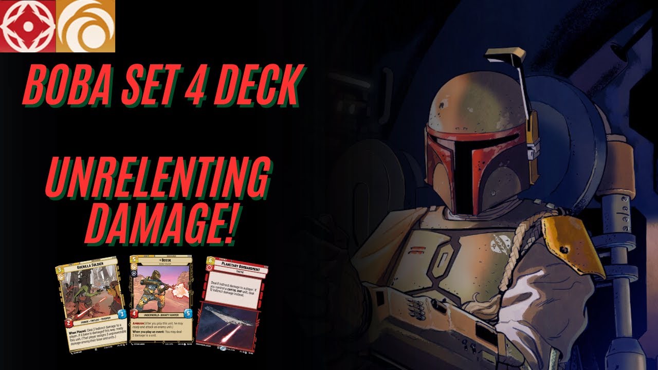 Boba Relentless Damage Deck - Jump To Lightspeed! - YouTube