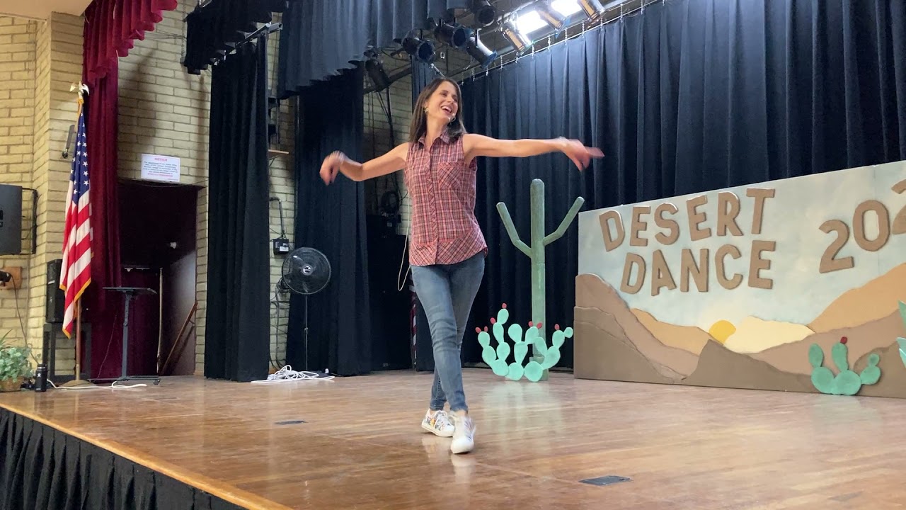 Bye Bye Paris Line Dance by Michele Burton @ 2021 Desert Dance - YouTube