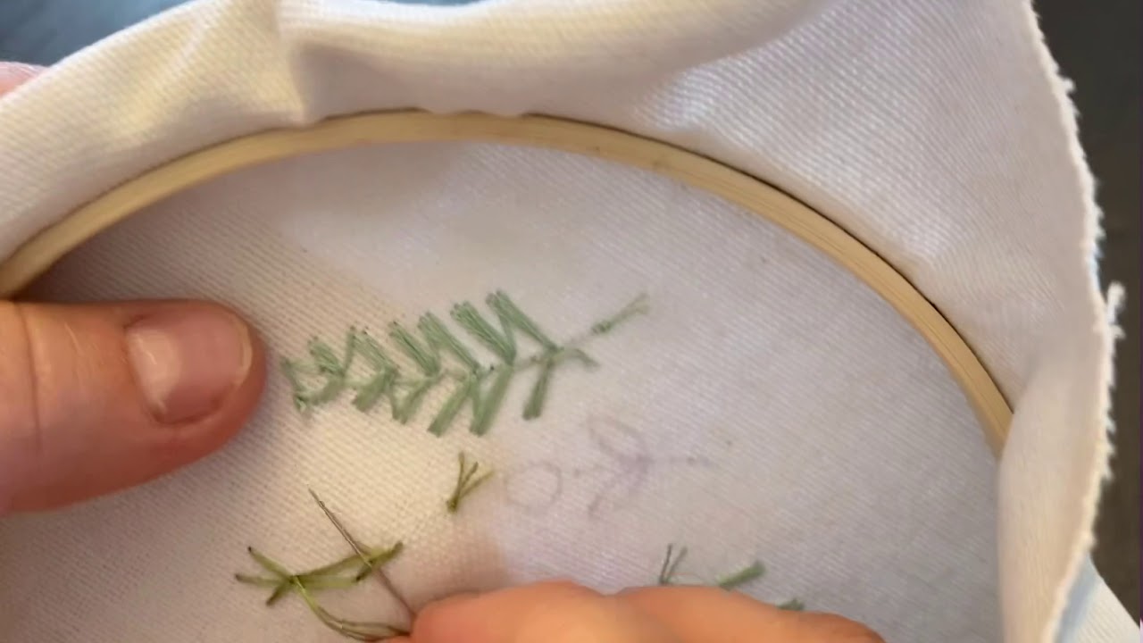 2020 Stitch a Long #3: Flowering Branch - YouTube