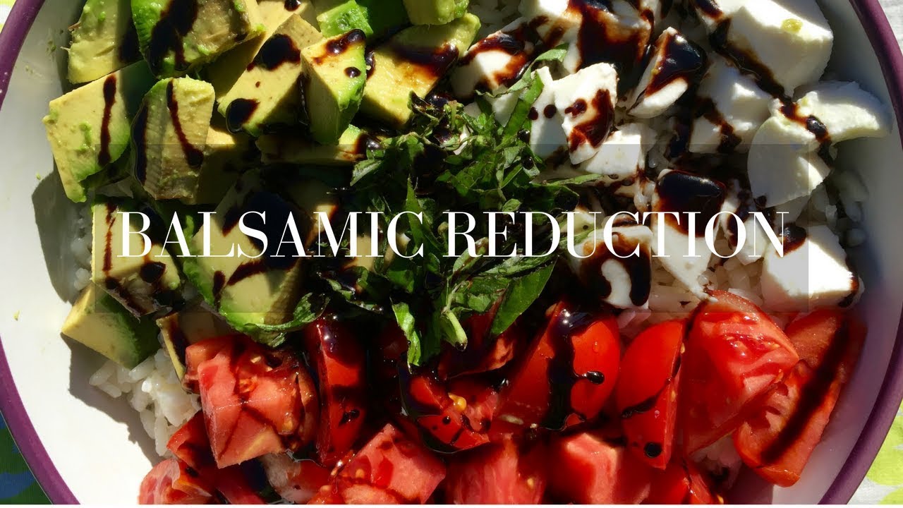 How to Make Balsamic Reduction | STACEY FLOWERS - YouTube